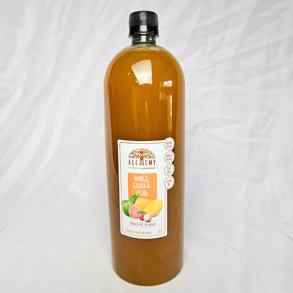 Alchemy Mango, Guava & Lychee Frappe Syrup 1.47L – Tea Journeys
