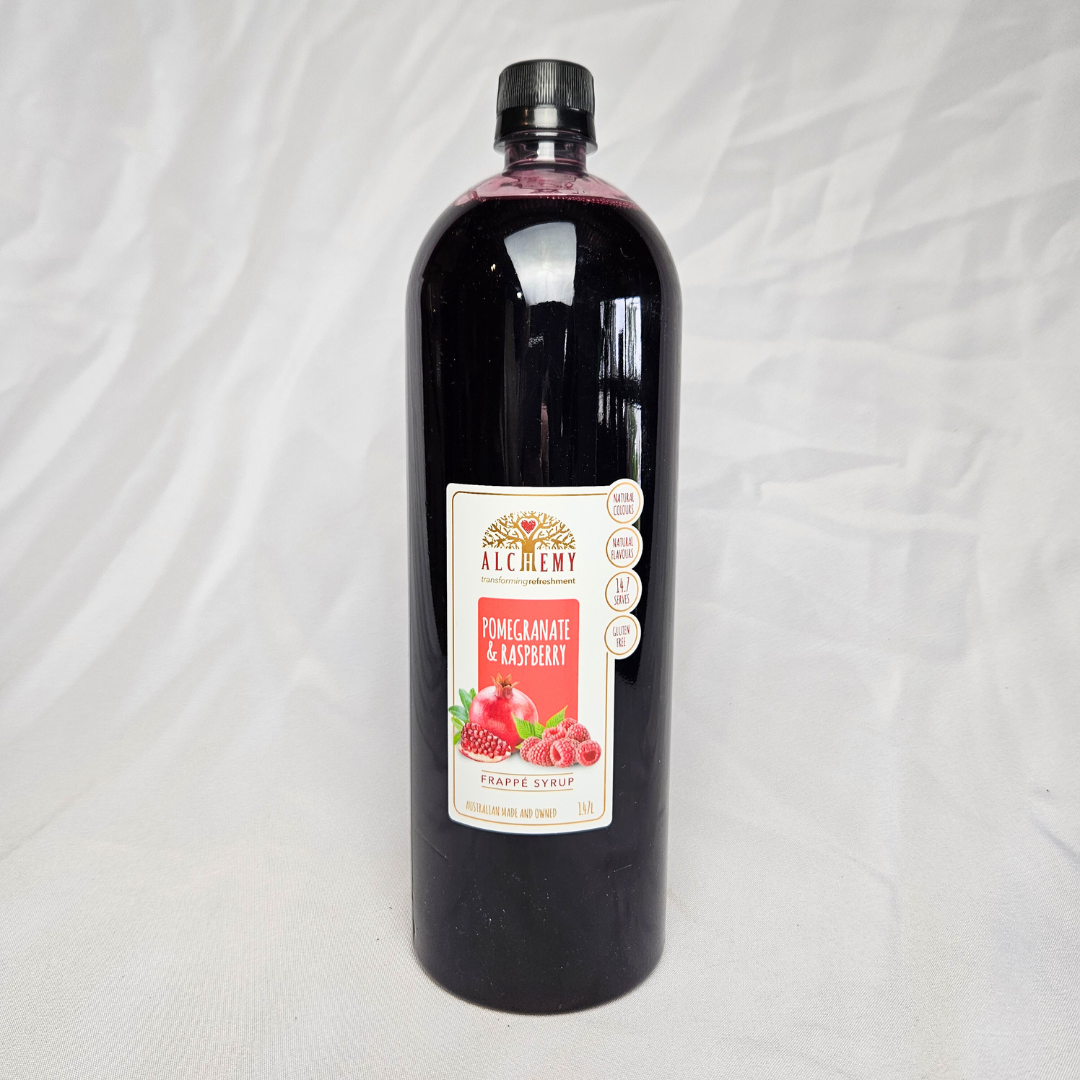 Alchemy Pomegranate & Raspberry Frappe Syrup 1.47L – Tea Journeys