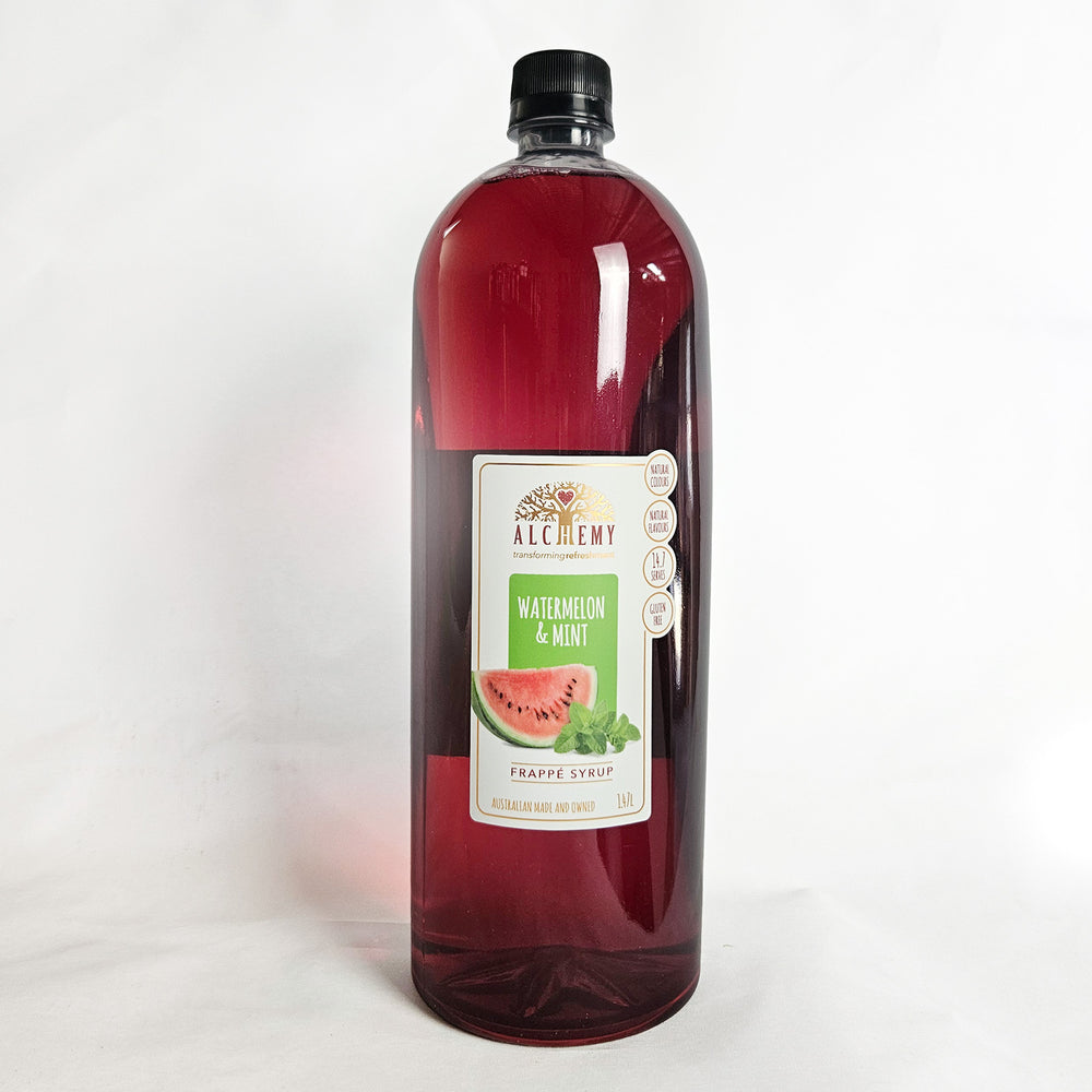 Alchemy Watermelon & Mint Frappe Syrup 1.47L – Tea Journeys