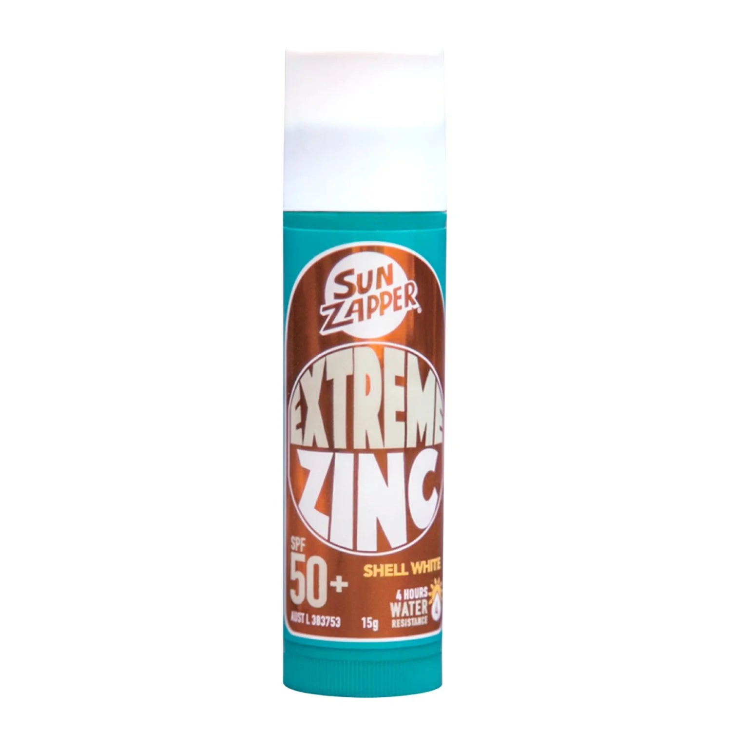 Sun Zapper Extreme Zinc Stick SPF 50+ Shell White 15g – Tea Journeys