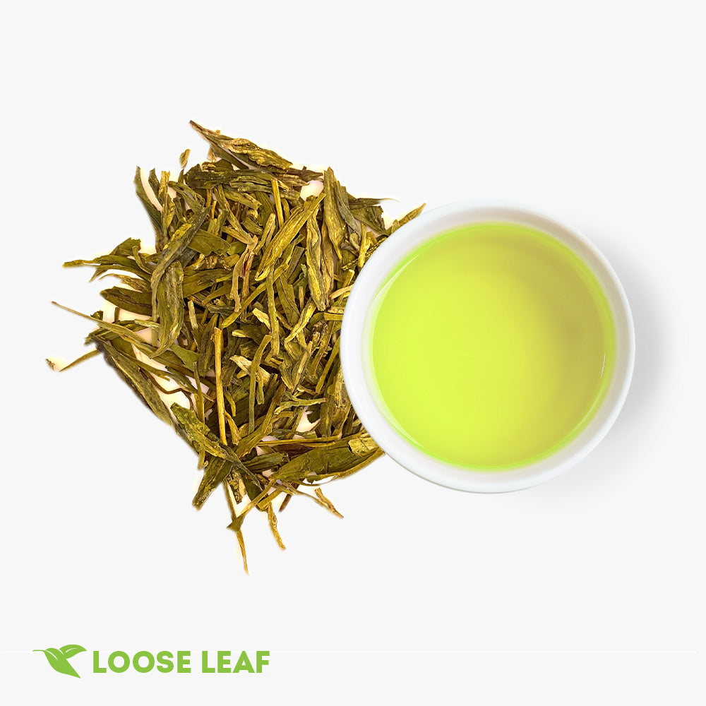 Dragon Well Premium Green Tea | Sweet Nutty Vegetal Finish | Loose Leaf ...