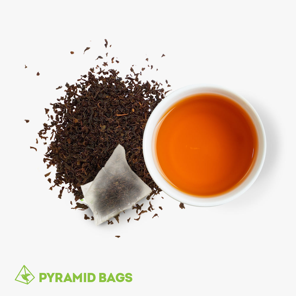 English Breakfast | Organic High Mountain Black Tea | Pyramid Tea Bag ...