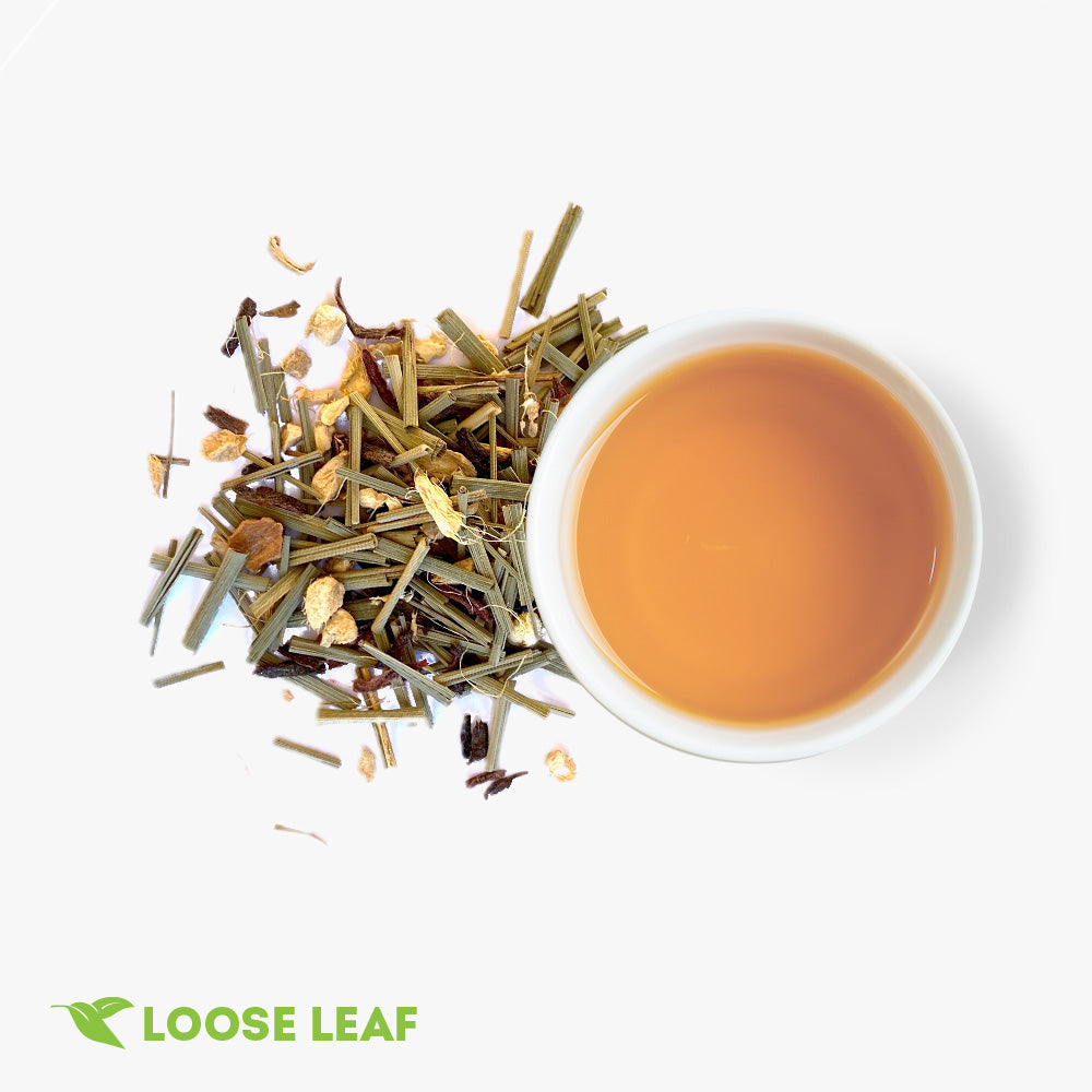 Lemon Zinger | Lemongrass Ginger Hibiscus Herbal Blend | Loose Leaf ...