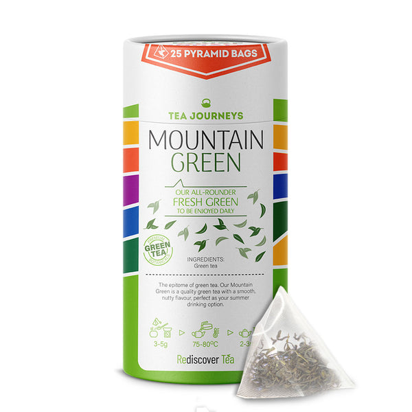 Mountain Green | All-rounder Fresh Green Tea | Pyramid Tea Bag – Tea ...