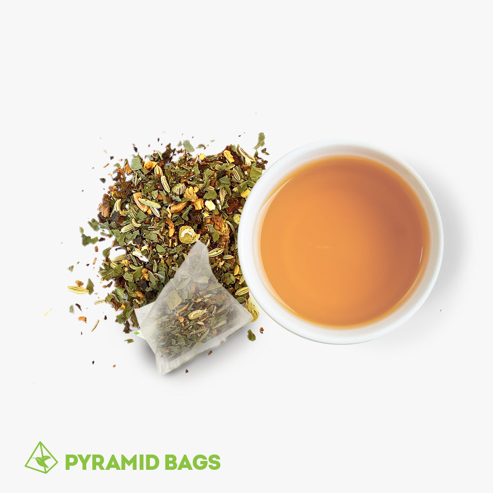 Urban Calm Pyramid Tea Bag | Calming Tea Blend | Peppermint Chamomile ...