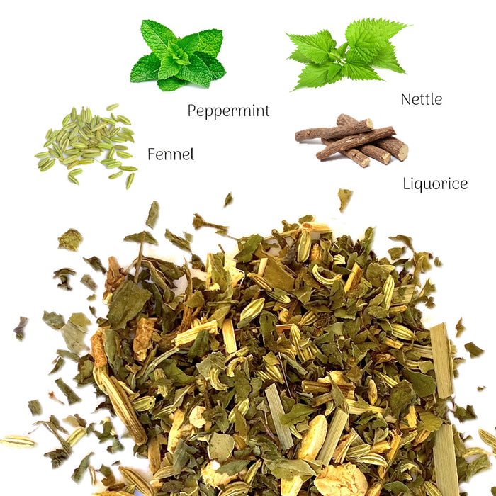 Healthy Habits | Peppermint Fennel Herbal Blend | Caffeine Free ...